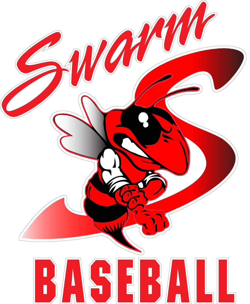 "Swarm Baseball" Decal – Vinyl Designs Store